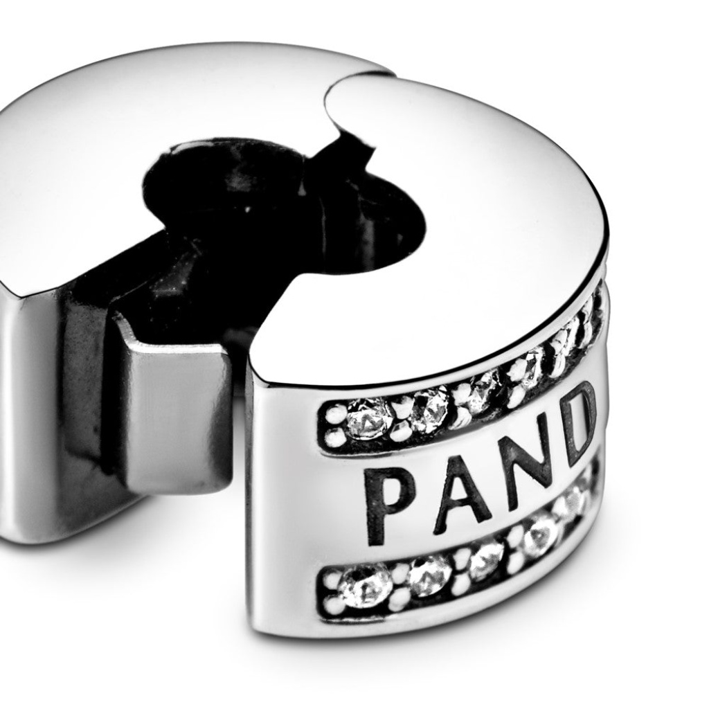 Charm de Clip Logotipo de Pandora - Charmsrio